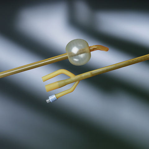 Bardex Lubricath Hematuria Coude Foley Catheter, 3-Way Continuous Irri ...