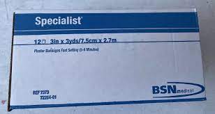 Specialist Plaster Bandages, Fast Setting, 3" x 3yds, 12/Box ...