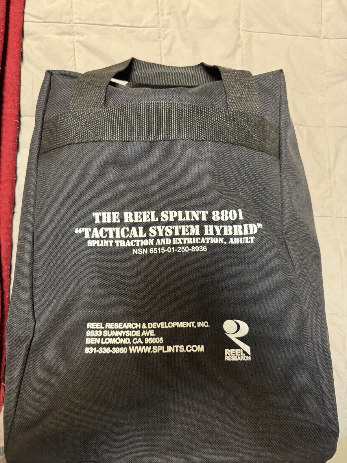 The Reel Splint 8801, Tactical System Hybrid, Splint Traction and Extr ...